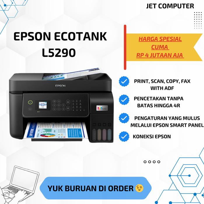 Jual Printer Tangki Tinta All-in-One Epson EcoTank L5290 A4 Wi-Fi ...