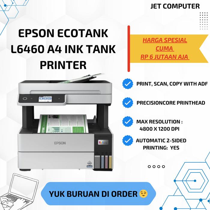 Jual Epson EcoTank L6460 A4 Ink Tank Printer - Kota Semarang - JEDATA ...