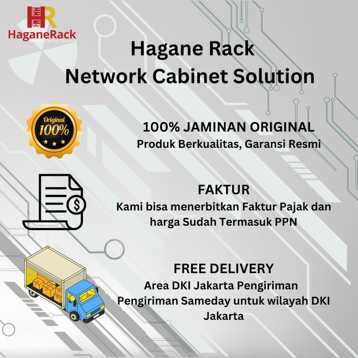 Jual Wallmount Haganerack 15u 600mm Single Door Server Rack Cabinet Di ...