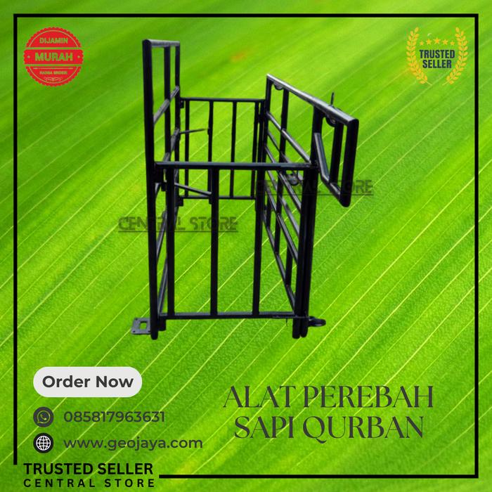 Jual Alat Perebah Sapi Qurban / Kandang Jepit Sapi Memudahkan Untuk ...