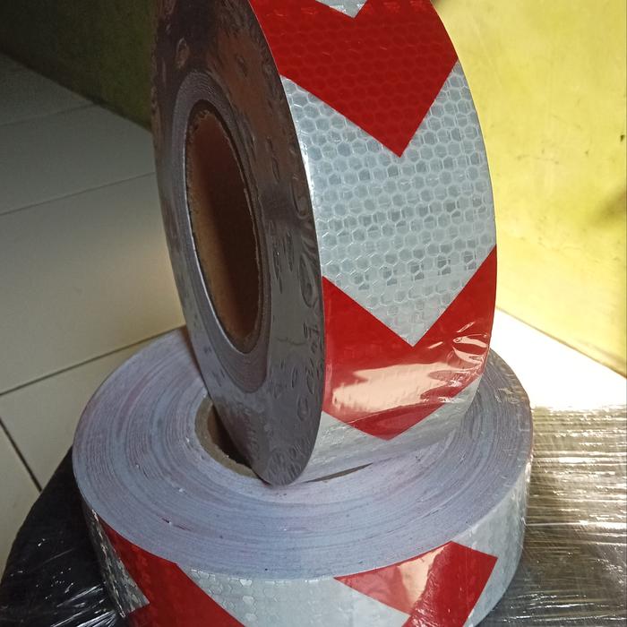 Jual ECER 1M Scotlite reflektif Panah Sarang Tawon Stiker Nyalah 5cm ...
