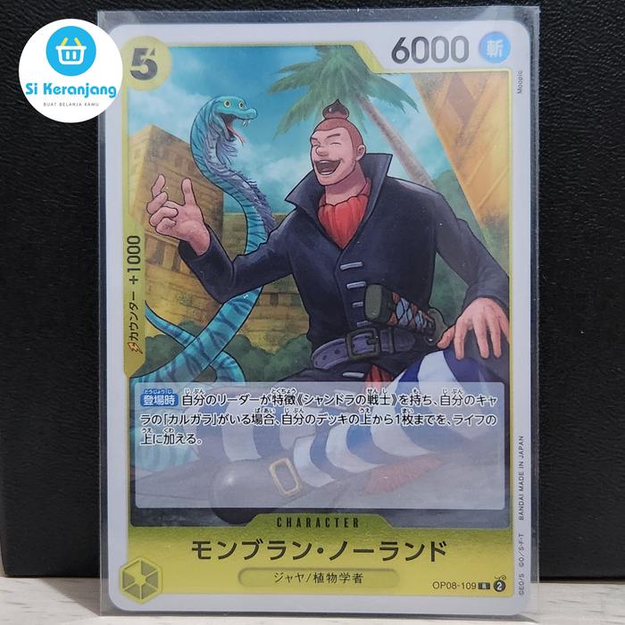 Promo TCG - KARTU ONE PIECE CARD JAPAN MONTBLANC NOLAND OP08-109 (R) RARE TWO LEGENDS - Jakarta ...