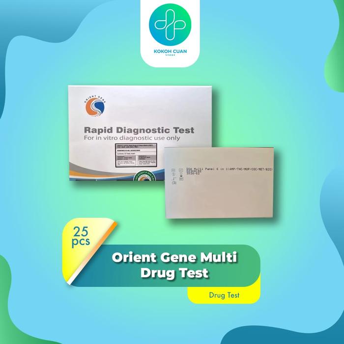Jual Drug Test 6 Parameter Orient Gene isi 25 Test - Jakarta Barat ...