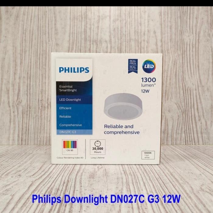 Jual downlight led panel philips tempel plafon cor outbow surface otbo ...