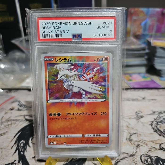 Jual reshiram gem mint psa 10 slab grading pokemon asli kartu original japan jepang - Kota Bogor ...