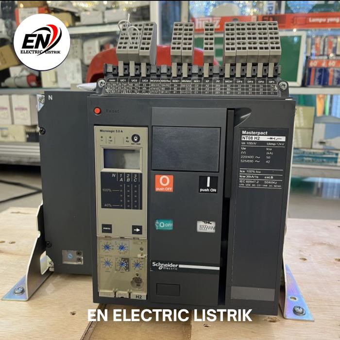 Jual ACB SCHNEIDER NT12H1 4P 1250A NT12 KOMPLIT MOTORIZED UVT AUX ORIGINAL SCHNEIDER - Jakarta ...