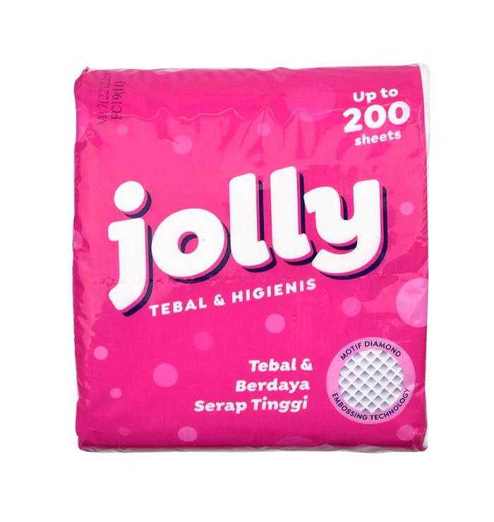 Jual TISU JOLLY 200 LEMBAR FACIAL TISSUE POP UP TEBAL HIGIENIS KOTAK ...