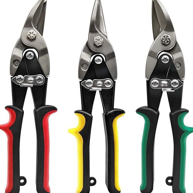 Jual Best Hautmec 10 Inch Aviation Tin Snips Set Left Right And ...