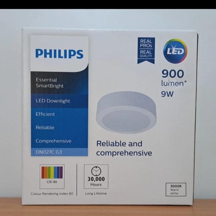 Jual downlight led panel philips tempel plafon cor outbow surface otbo ...