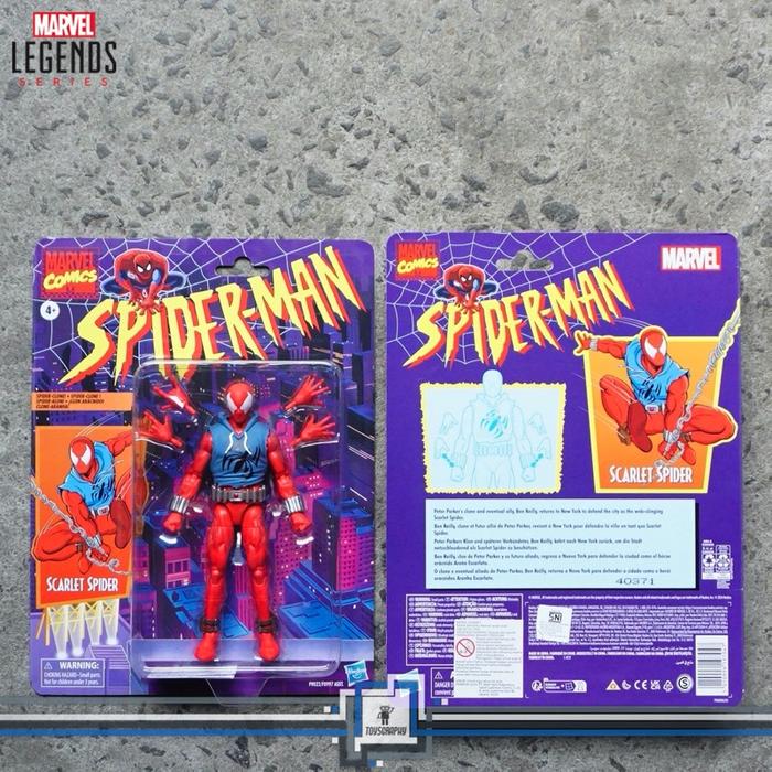 Promo Marvel Legends Retro Scarlet Spider Man Spiderman Cicil 0% 3x ...