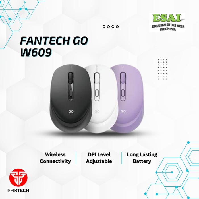 Jual FANTECH GO W609 WIRELESS MOUSE HIGH DPI ADJUSTABLE - Jakarta Utara ...