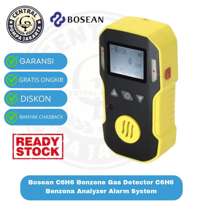 Jual Bosean C6H6 Benzene Gas Detector C6H6 Benzena Analyzer Alarm ...