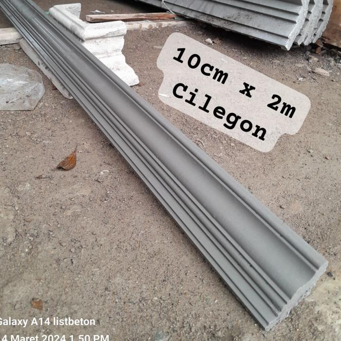 Jual lisplang lis beton list profil tempel beton profil tempel beton ...