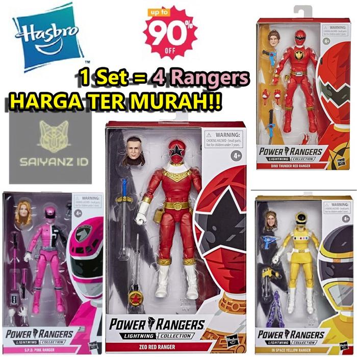 Jual SALE! HASBRO POWER RANGERS ZEO RED Tommy SPD Space Dino Yellow ...