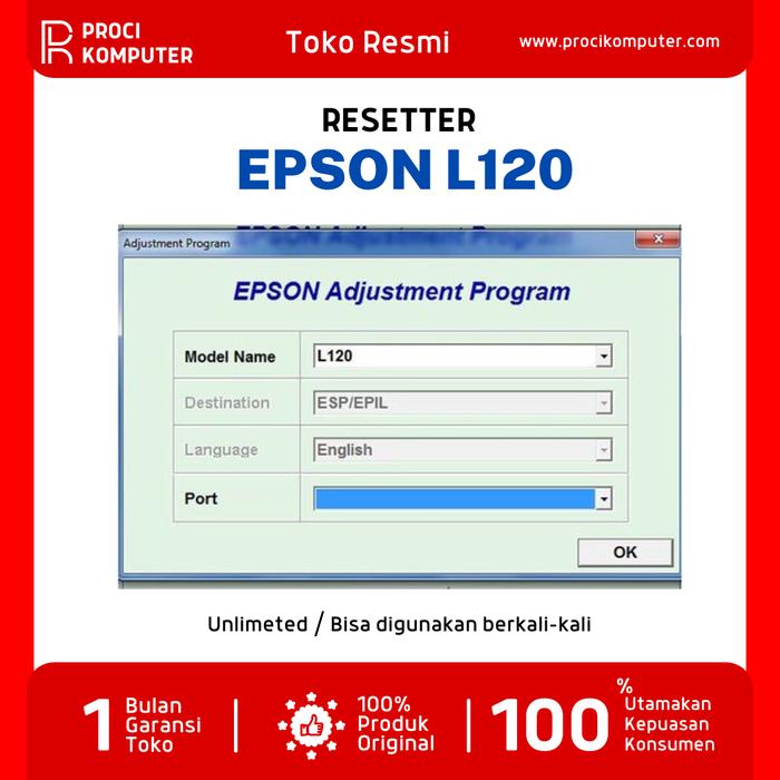 Jual Software Resetter Epson L120 Full Version + Tutorial Penggunaan ...
