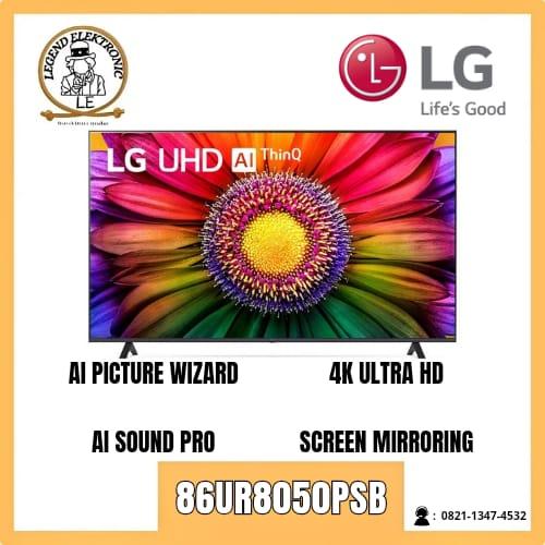 Jual LG 86UR8050PSB LED TV 4K UHD TV 86 INCH SMART TV 86UR8050 PSB 86UR - Kota Tangerang ...