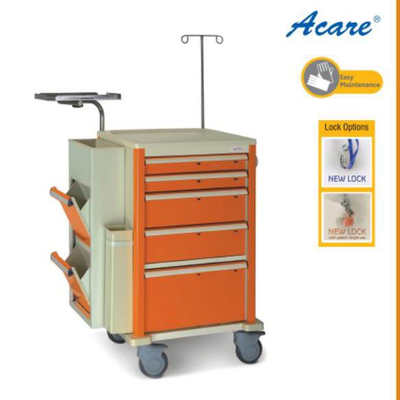 Jual Troley Emergency ACARE EC-500P / Troli Emergency Acare Trolley ...