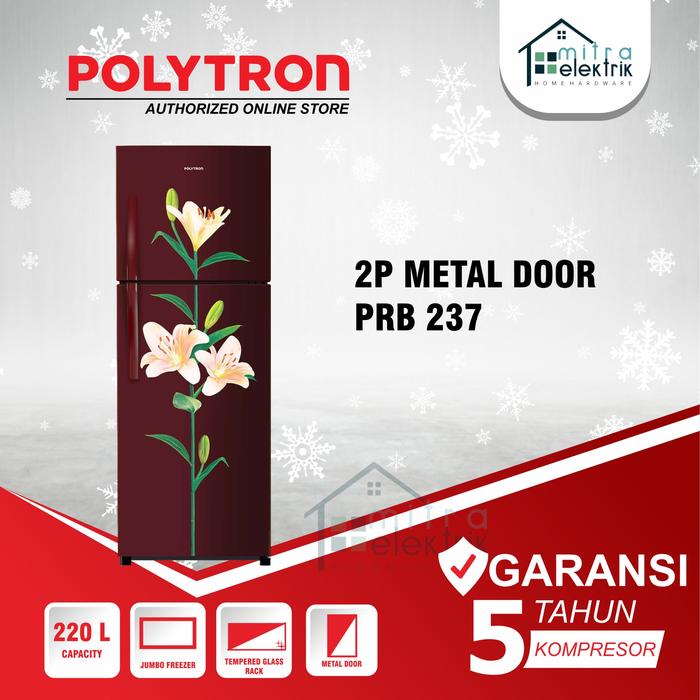 Promo Kulkas Polytron PRB237 2 Pintu Cicil 0% 3x - Kota Palembang ...