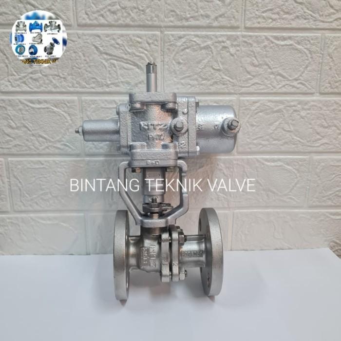 Jual BALL VALVE ACTUATOR PNEUMATIC KITZ 1 1/4" INCH DN32 STAINLESS STEEL SS304 KITZ PAT ACTUATOR ...