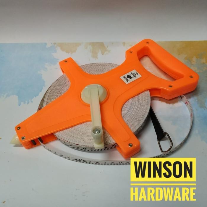 Jual Meteran Rol Tancap Fiber 30M, 50M, 100M | Meteran Tanah Gulung ...