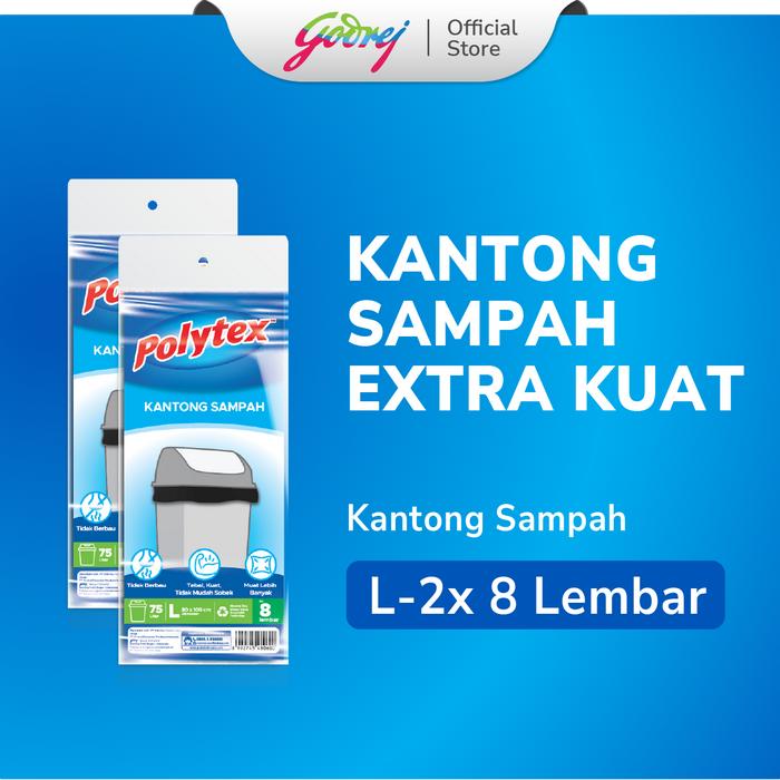 Promo Polytex - Kantong Sampah Ukuran L - isi 2 - - Godrej Indonesia ...