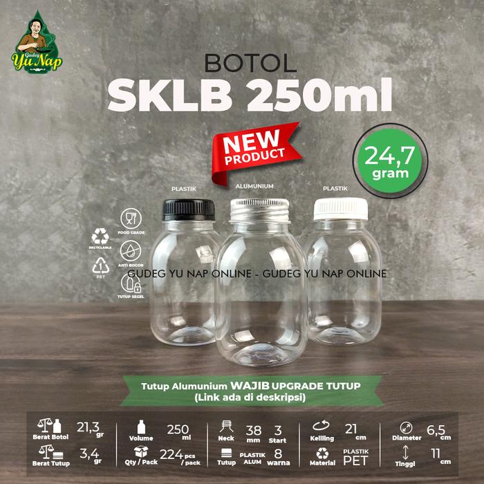 Jual Botol SKLB 250 ml - Botol Kale Gendut 250ml - Botol SKLB 250ml Plastik - Kota Bandung ...