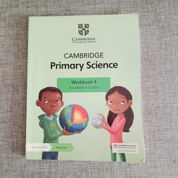 Jual Cambridge primary science workbook book 4 preloved original ...
