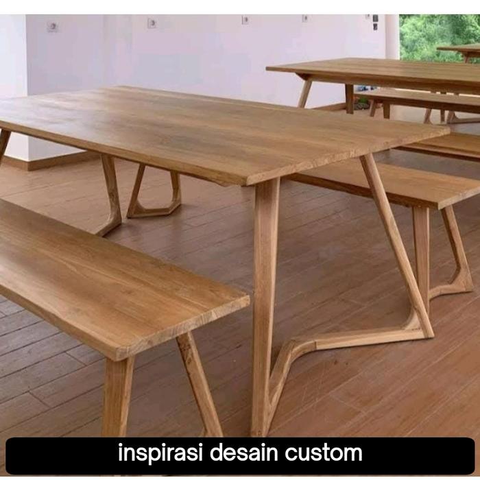 Jual Meja bangku VE || meja makan cafe restaurant || indoor/outdoor ...
