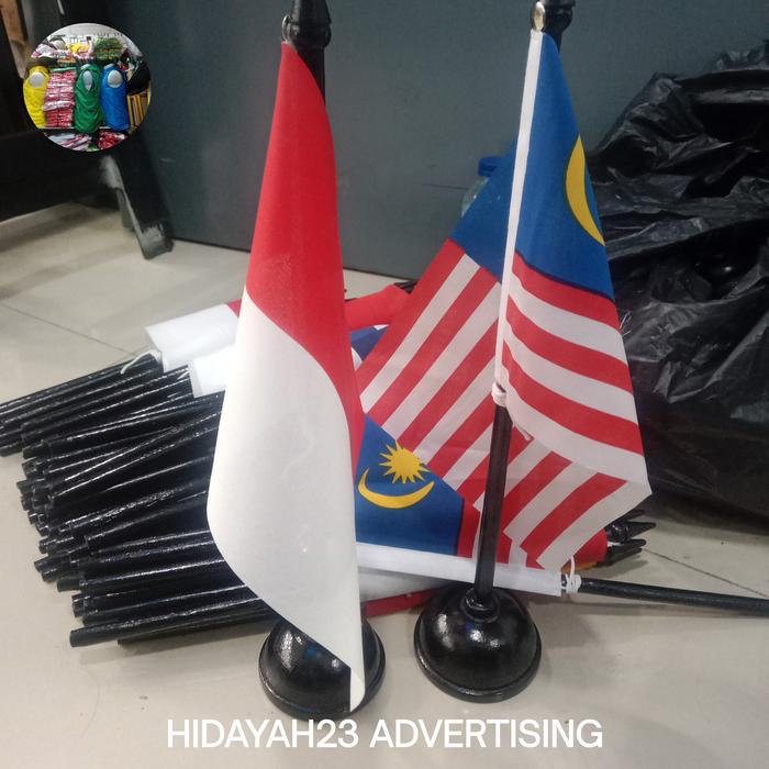 Jual bendera negara dunia dan tiang meja kayu bendera meja kayu bendera ...