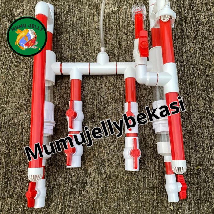 Jual overflow aquarium overflow sumpfilter filter Double input&double tabung pipa custom c ...