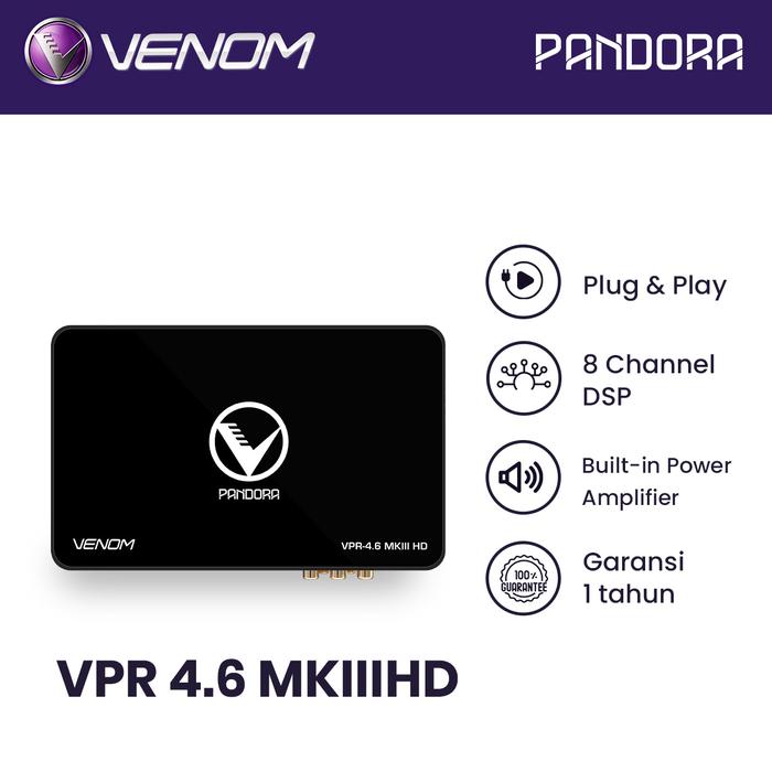 Promo Venom Processor Mobil Pandora VPR 4.6 MKIII HD Power Amplifier ...