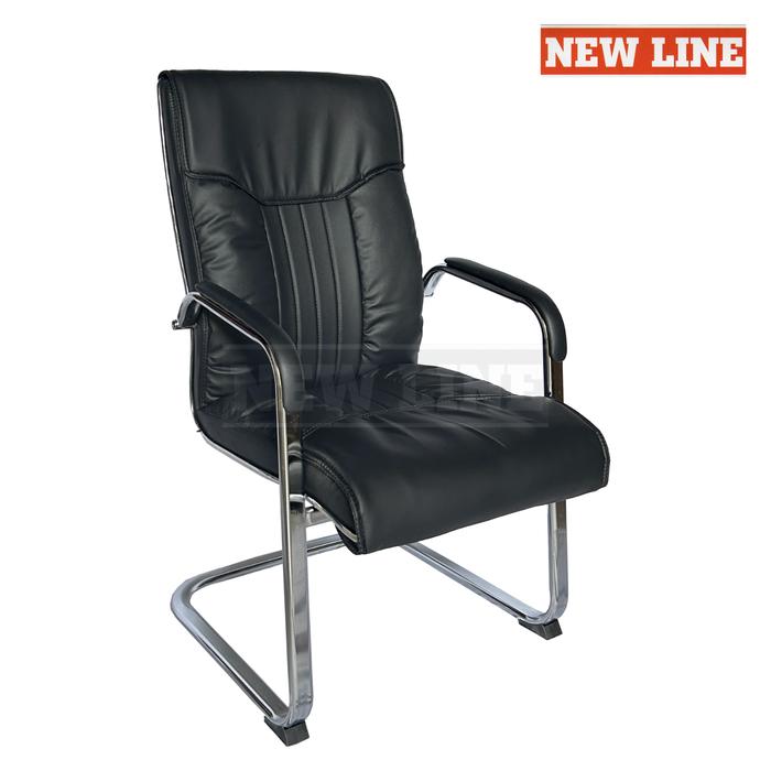 Jual New Line - KH E158 Hitam - Kursi Hadap / Kursi Kerja / Kursi Kantor / Kursi Meeting / Kursi ...