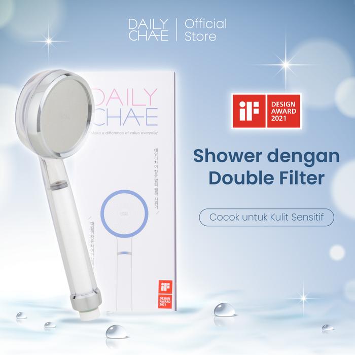 Promo Daily Cha-E Shower Head - Shower Kamar Mandi dan Filter Penyaring ...