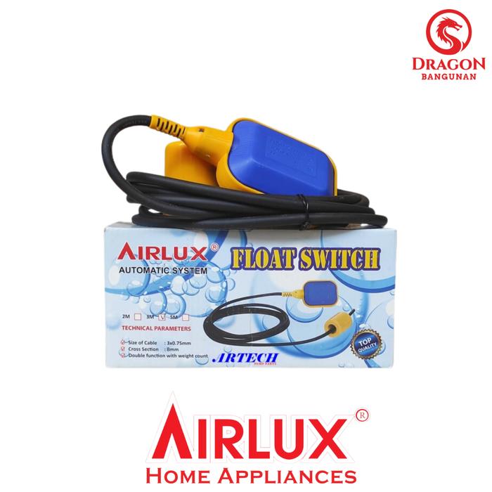 Jual FLOAT SWITCH AIRLUX KABEL 3 METER / FLOATING SWITCH RADAR TOREN ...