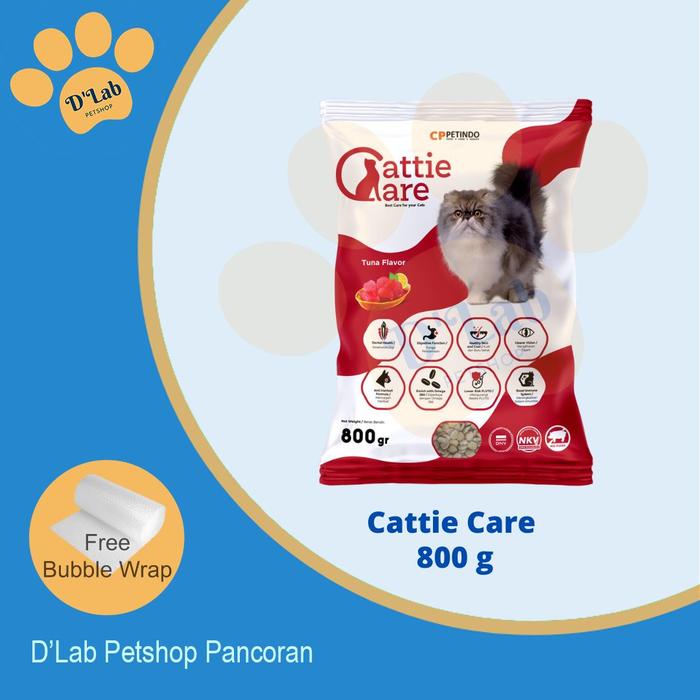 Jual Cattie Care 800g makanan kucing freshpack 800 g - Cattie Care ...