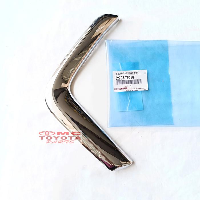 Jual List Lis Moulding Molding Grill Chrome Bumper Bemper Side Depan ...