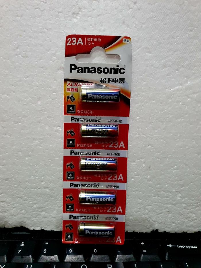 Jual Baterai Panasonic 23A Alkaline 12v LRV08 Original Battery - Jakarta Barat - JayAndJo ...