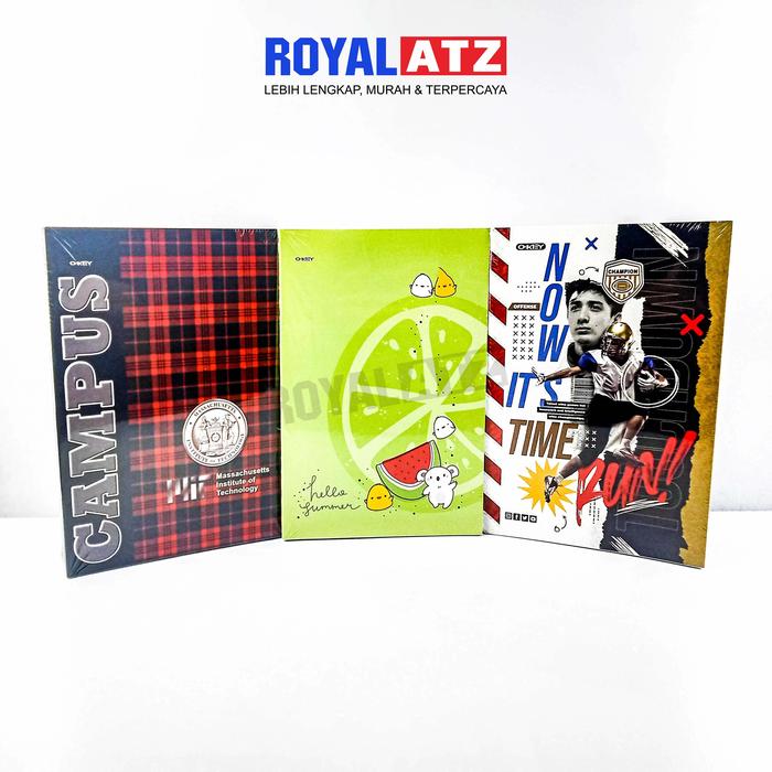 Jual Buku Tulis Ukuran Boxy Okey 40 Lembar Per Pak Isi 10 Buku - Kota ...