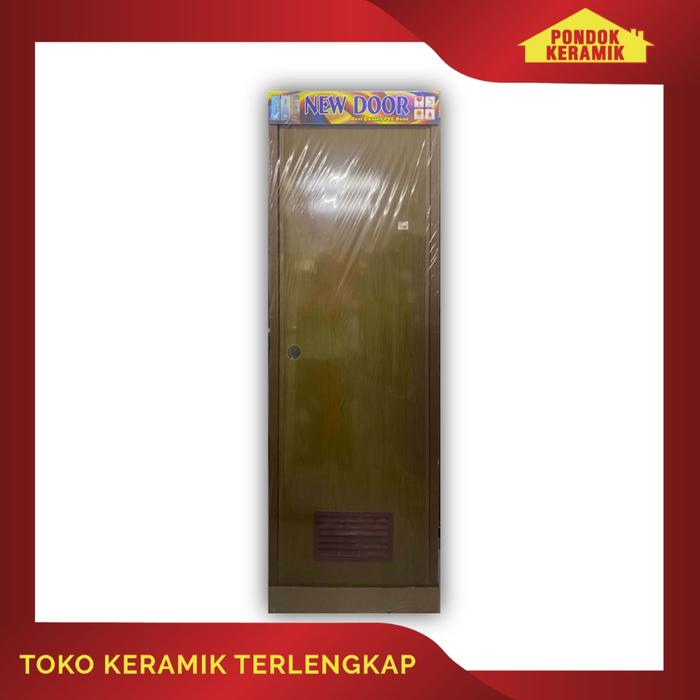 Jual PINTU PVC POLOS / PINTU KAMAR MANDI NEWDOOR/ NEW DOOR - Abu-abu ...