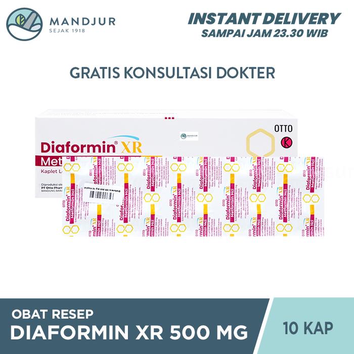 Jual Diaformin XR 500 mg 10 Kaplet / Obat Diabetes - Jakarta Pusat ...
