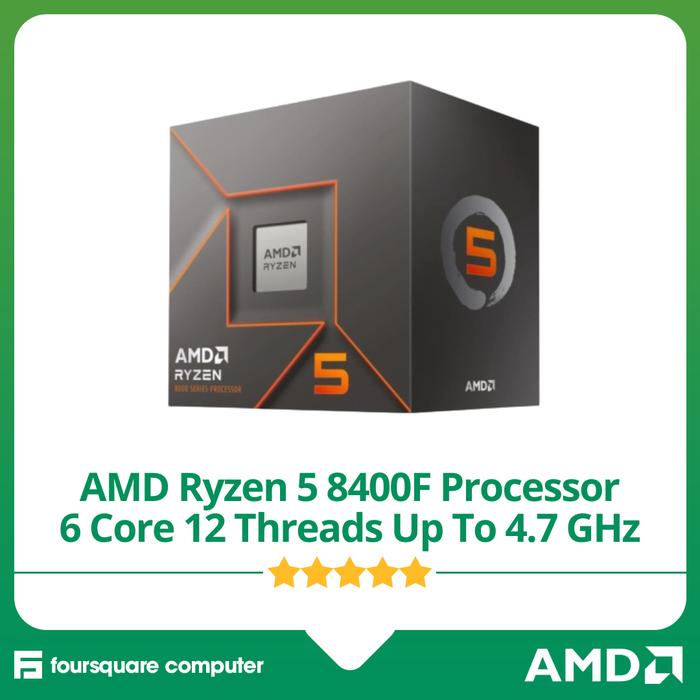 Jual Processor AMD Ryzen 5 8400F Gaming Processor Box & Tray 6 Core 12 ...