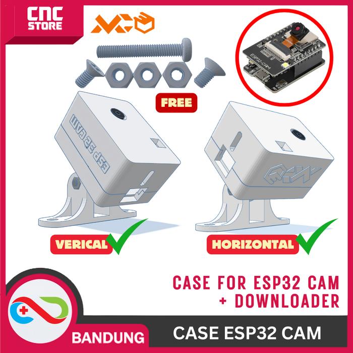 Promo CASE ESP32 CAM + SHIELD PROGRAMER BOX HOUSING MOUNTING CASING ESP ...