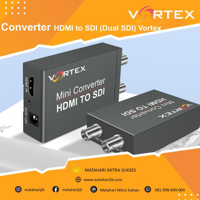 Jual Converter HDMI to SDI (Dual SDI) Vortex - Kab. Sidoarjo - Matahari ...