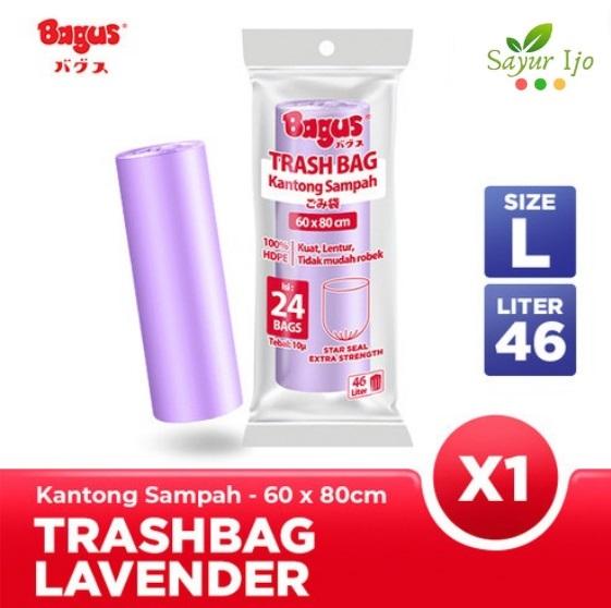 Promo Bagus Plastik Kantong Sampah Roll 60 x 80 CM - 24 PCS 48 LITER ...