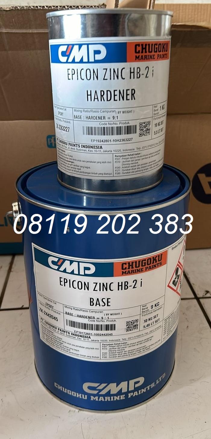 Jual Zinc Rich Epoxy Primer Chugoku Epicon Zinc HB-2i @ 10 kg grey - Kab. Bekasi - TemanRezeki ...