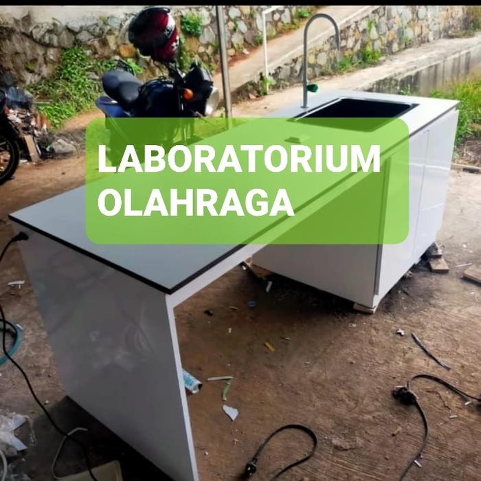 Jual MEJA LABORATORIUM HPL WALL BENCH LABORATORIUM HPL MEJA WASTAFEL ...