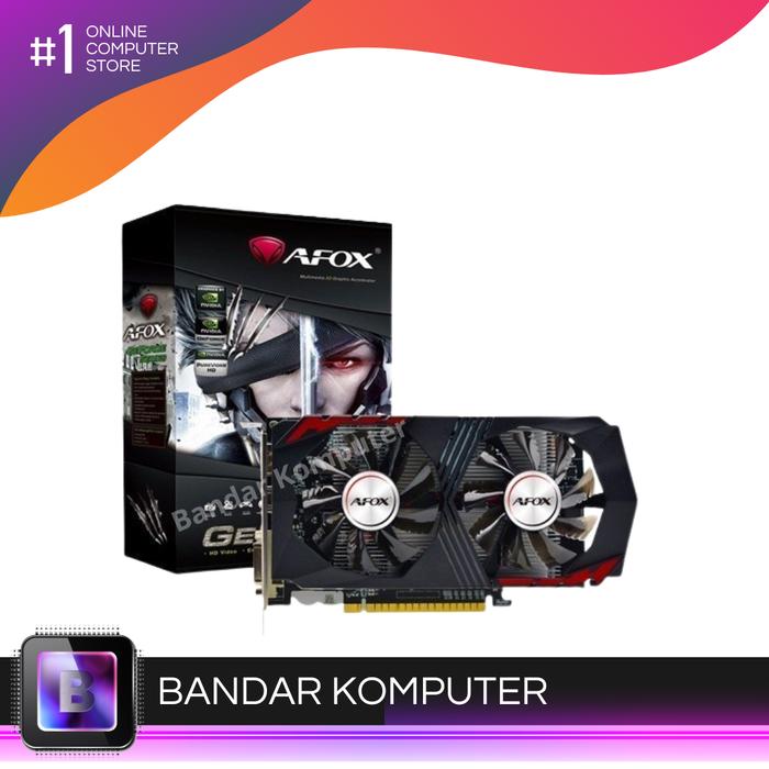 Jual VGA Card Afox Geforce GTX 1050 Ti / GTX1050Ti 4GB GDDR5 128-Bit ...