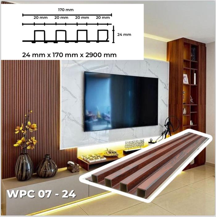 Jual WPC wall panel dinding 24mm x 170 mm x 2900 mm - Jakarta Barat ...
