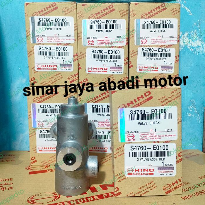 Jual AIR GOVERNOR HINO LOHAN 500 REDUCING CHECK VALVE NABTESCO ORI PART ...