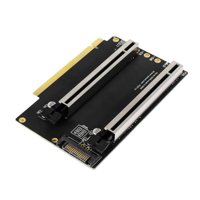 Jual Riser PCIe 3.0 x16 to X8X8 Expansion Card PCIe-Bifurcation - Kota ...